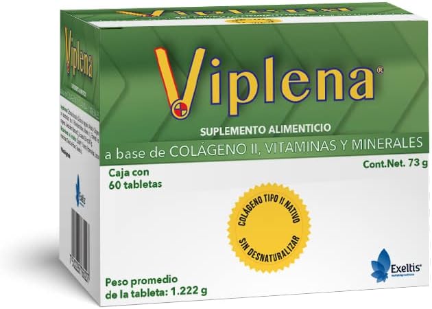 Viplena, Suplemento Alimenticio con Colageno II, Vitaminas y Minerales ...