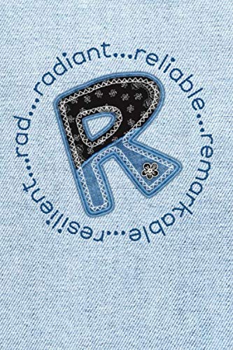 R...Radiant Reliable Remarkable Resilient Rad: Monogram Initial Letter ...