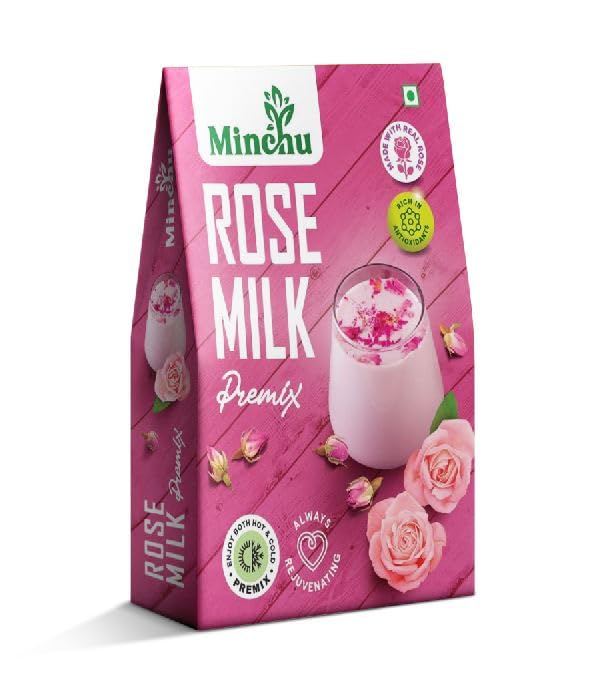 Minchu Rose Milk Premix Powder : Amazon.in: Grocery & Gourmet Foods