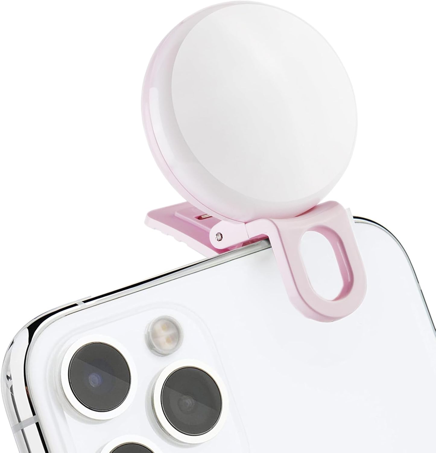 Sansent Mini Ring Light, Upgraded Small Clip On Ring Light, Portable ...