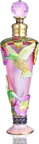 YU FENG Botellas de perfume de flores de colibrí, vacías, vintage ...
