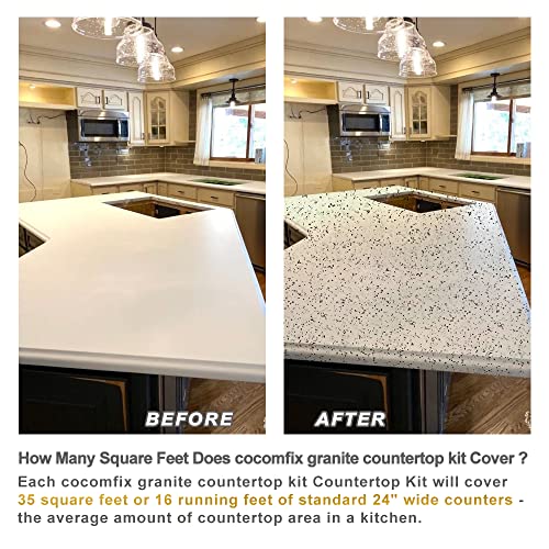 Snapklik.com : Cocomfix Granite Countertop Paint Kit Epoxy Counter Top ...