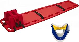 Amazon.com: Portable Lifesaving Stretcher, First Aid Spinal Board Head ...