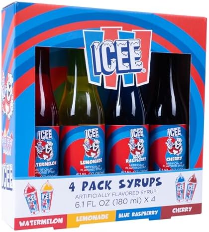 Amazon.com: ICEE 4 Pack Slushie Syrups. Genuine ICEE Slushy syrups ...