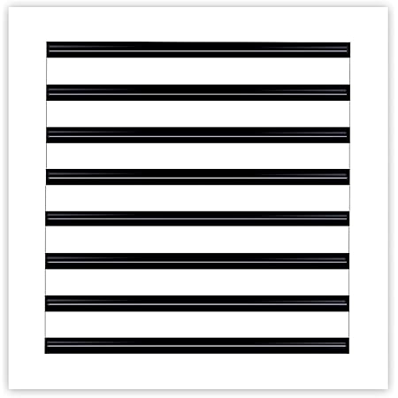 BUILDMART - 16x16 Modern AC Vent Cover - Decorative Black Air Vent ...
