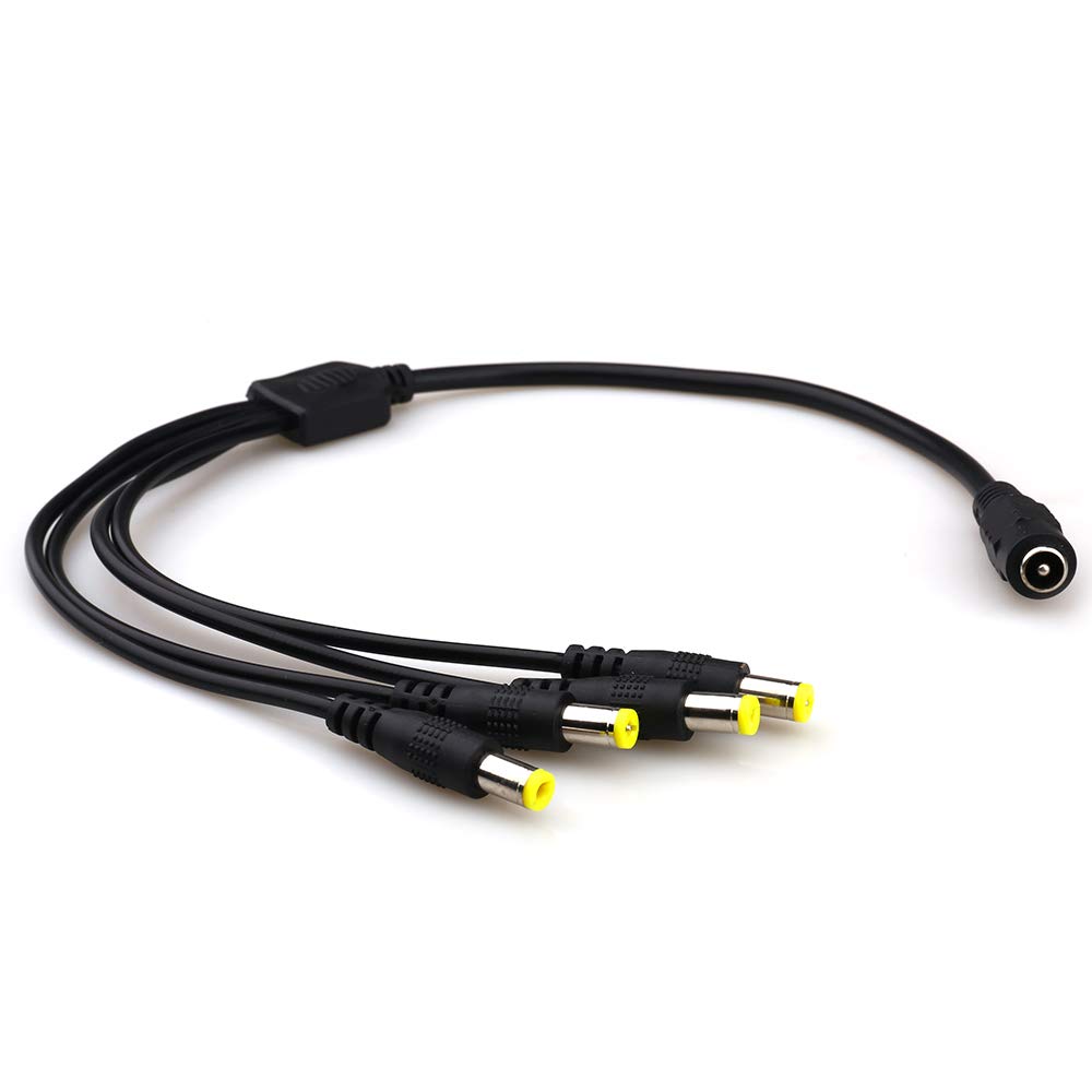 Pc Fan Splitter 3-Pack DC Power Splitter Cables - 1 Female To 4 Male ...