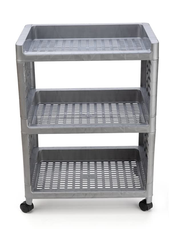 Finner Rectangular 3 Layer Multi-Purpose Kitchen Storage Basket Rack ...