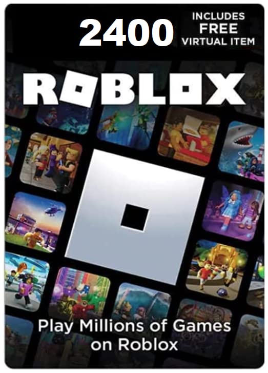 Roblox Code - 2400 Roblox Robux 2400 + Bonus Exclusive Item Code Only ...