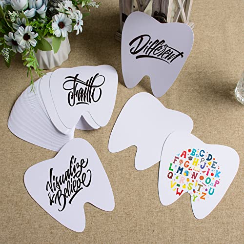 Snapklik.com : 72 Pieces Tooth Cutouts Paper White Teeth Shape Cutouts ...