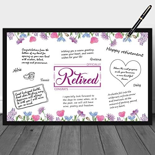 Amazon.com: WATINC Retirement Party Jumbo Greeting Card Decorations ...