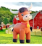 Amazon.com: DomKom 9FT Christmas Giant Clydesdale Horse Inflatables ...