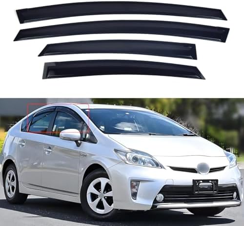 Amazon.com: AceRide Window Visors Compatible with Toyota Prius 2010 ...