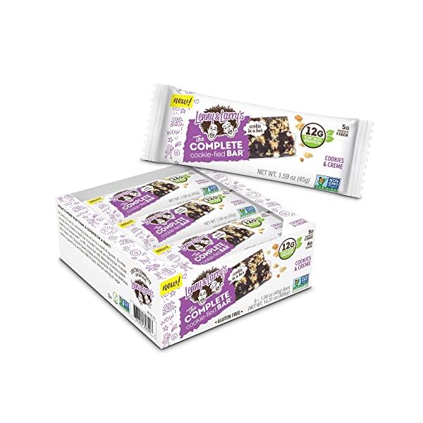 Lenny & Larry's Cookie-fied Bar, Cookies & Creme, 45g - Plant-Based ...