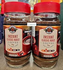 Amazon.com : Classic Beaumont Instant Medium Roast Coffee 8oz 227g (Two Bottles) : Grocery ...