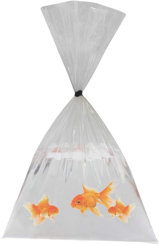 Amazon.com: Belinlen 100 Pack Plastic Fish Bags 9x15 Inch Clear ...