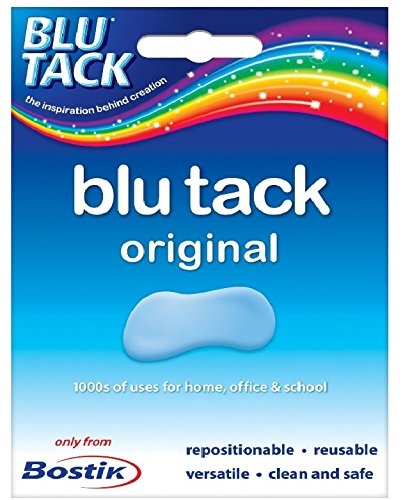 Bostik Blu-tack Original Mastic Putty Adhesive Non-toxic Blue 60g Ref ...