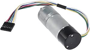 25GA370 DC 12V 24V Encoder Metal Gearmotor con codificador de doble ...