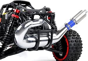 Silencer of Exhaust Muffler Pipe 1/5 Scale for HPI Racing Baja ROVAN 5B ...