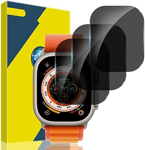 Amazon.com: Suoman 2-Pack for Apple Watch Ultra/Ultra 2 49MM Privacy ...