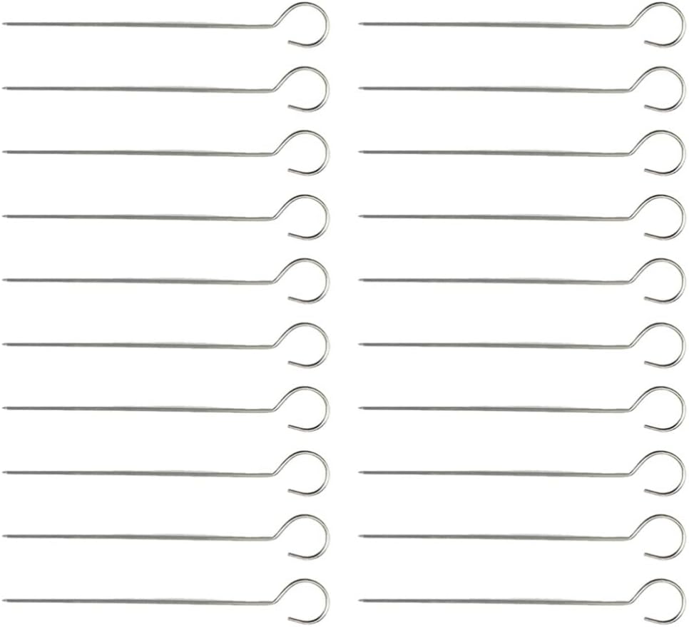 Amazon.com: 50Pcs 6Inch Turkey Pins,Alele Poultry Lacers Stainless ...