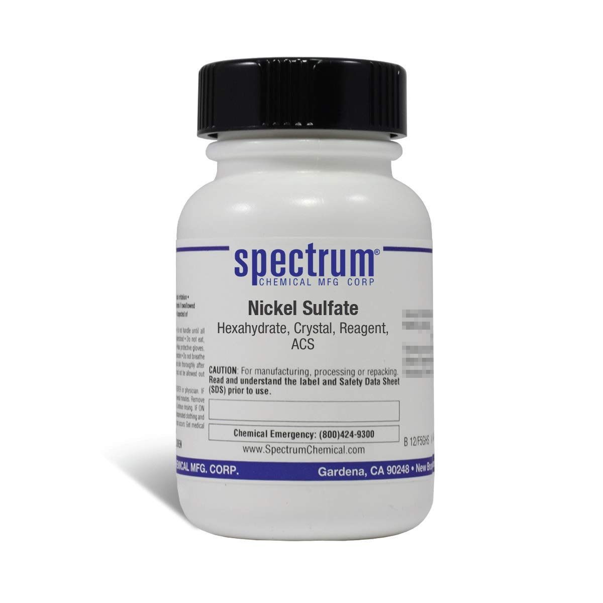 Spectrum N1070-25GM (SPFDB) Nickel Sulfate, Hexahydrate, Crystal ...