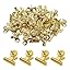 Amazon.com: BLMHTWO 30 Pieces Thumb Tacks Clips Gold Heavy Duty Push ...