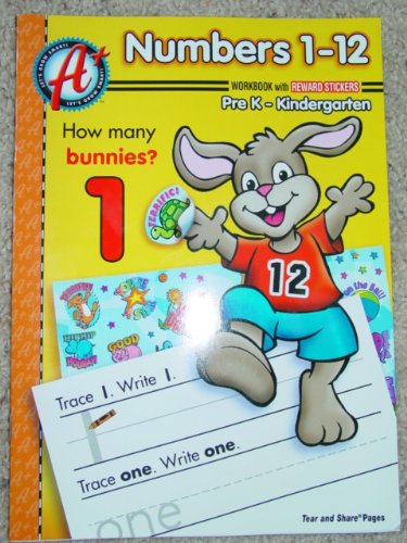 Number 1-12 Pre-K-Kindergarten Workbook (Let's Grow Smart Series, How ...