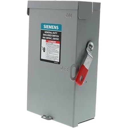 SIEMENS General SIE GF322NA FUS GEN Duty Safety Switch, ANSI 61 Grey ...