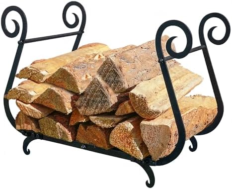 Amazon.com: CKLT Firewood Rack Fireplace Log Holder for Firewood ...