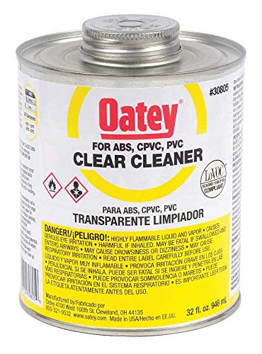 Amazon.com: OATEY - Limpiador de PVC transparente, limpiador de clareza ...