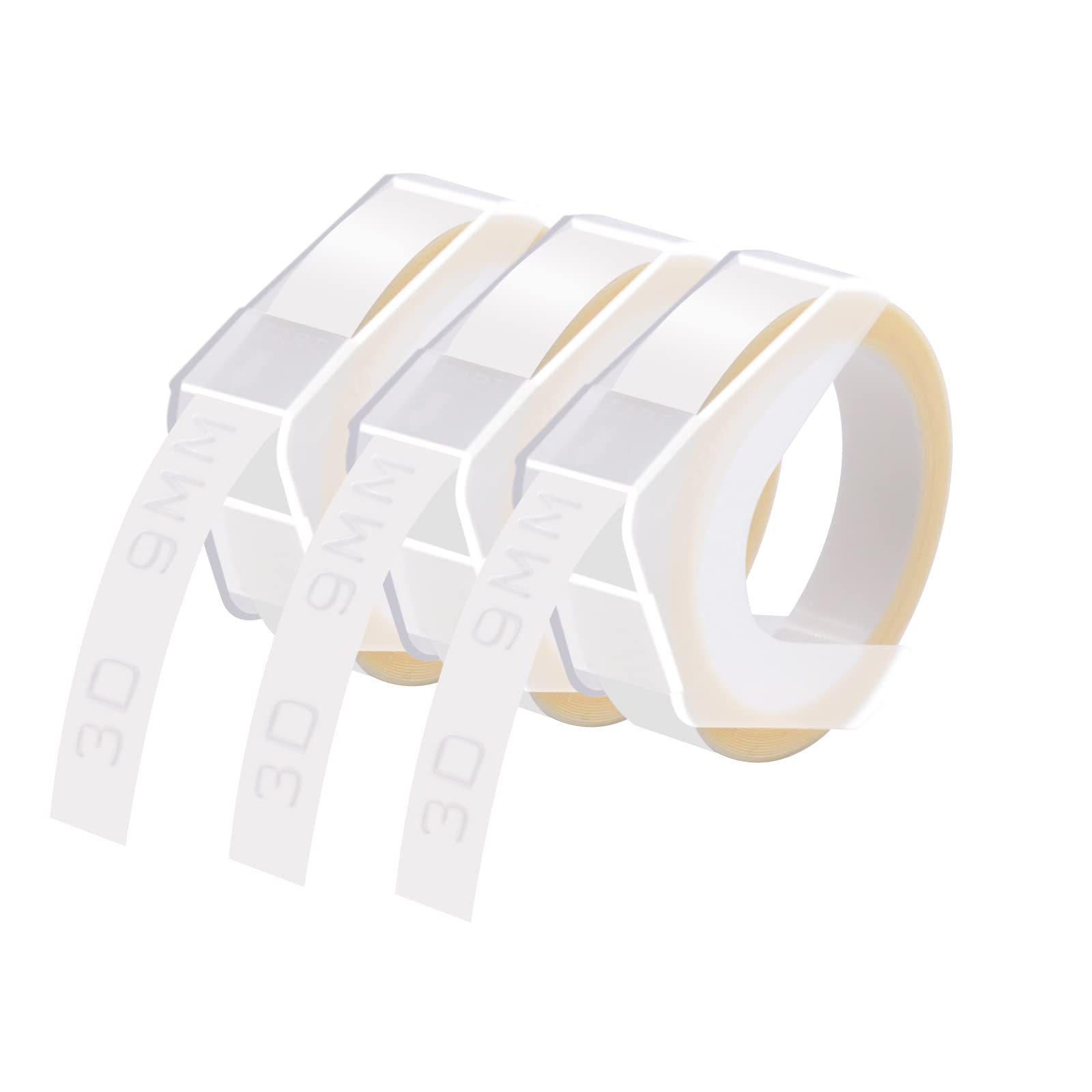 Cruxer Embossing Tape Replacement for Dymo Omega Label Tape Self ...