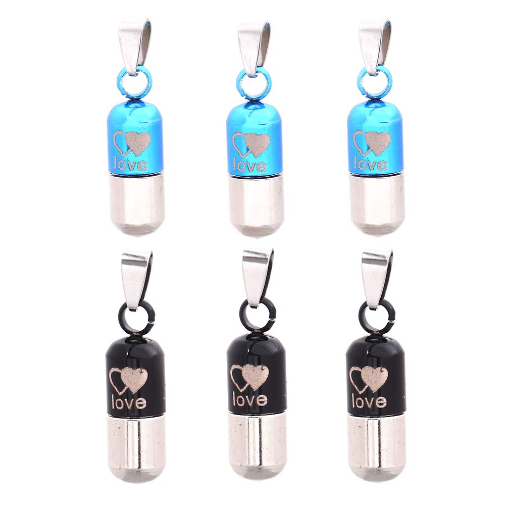 Buy JiaUfmi 6PCS Pet ID Tag, Shape Waterproof Metal Anti Lost Identity ...