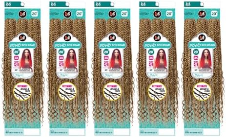 Amazon.com : BOBBI BOSS Pre-Looped Crochet Braid 3X BOHO BOX BRAIDS 20 ...