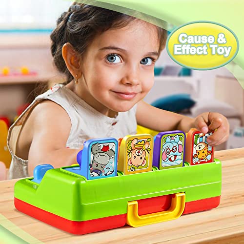 Snapklik.com : Interactive Pop Up Animals Toy For Toddlers, STEM Early ...