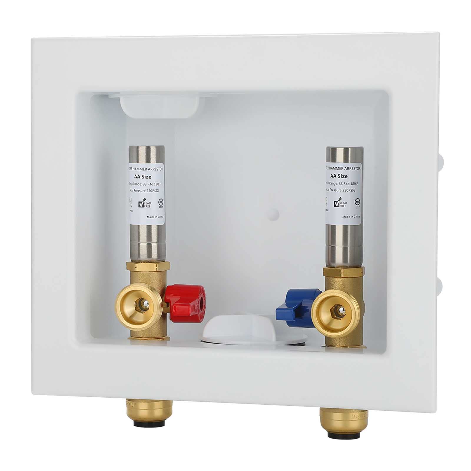 Buy Lidertik Washing Machine Outlet Box Push to Connect with Hammer ...