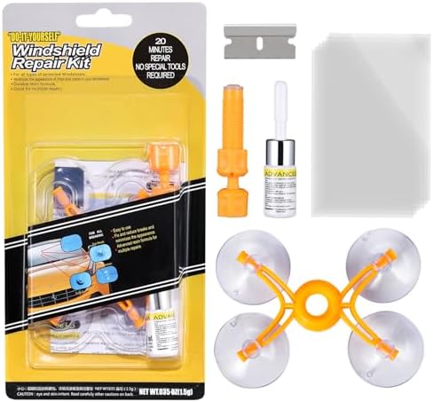 Car Windshield Repair Kit - Windshield Repair Kit with Pressure ...