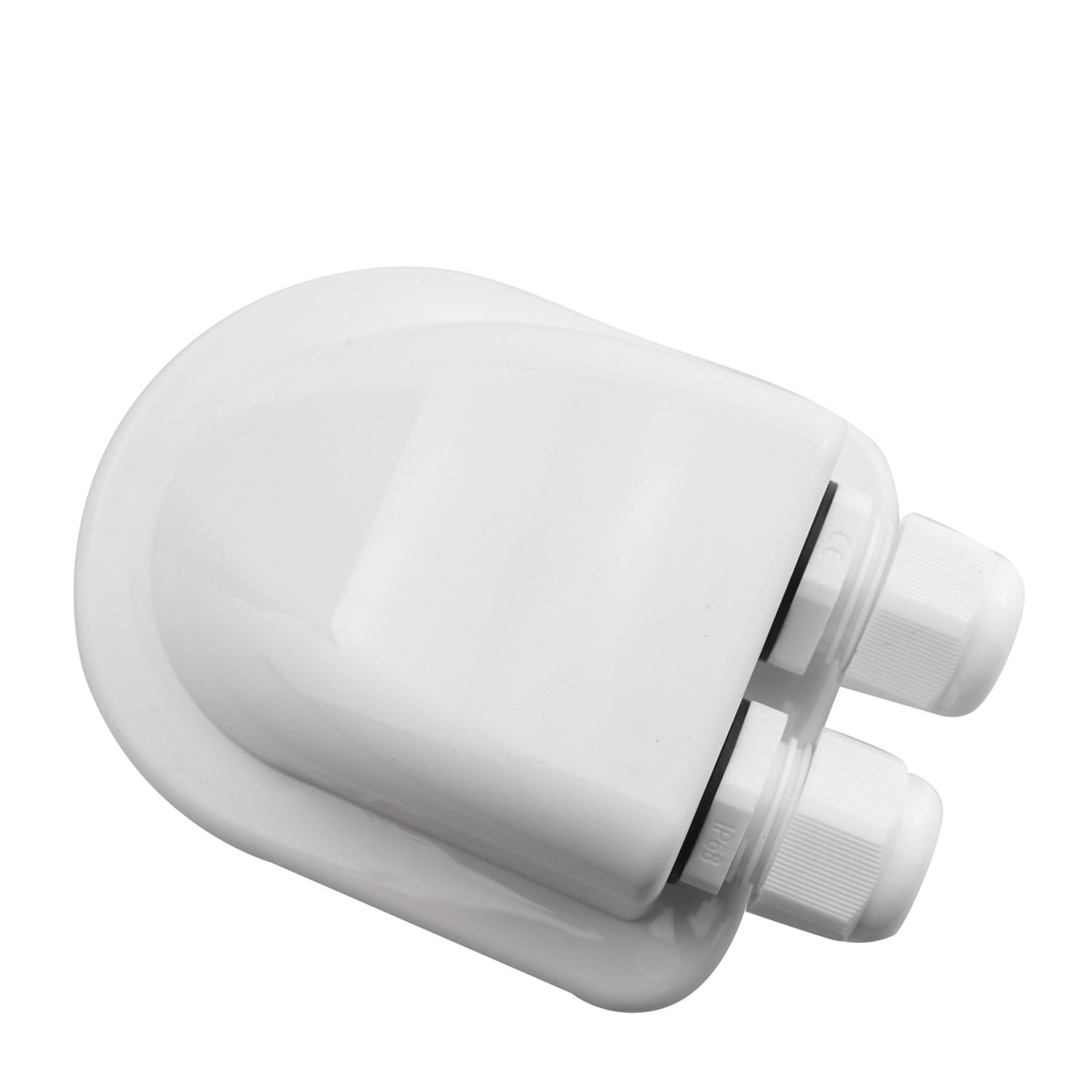 Buy RLECS Solar Twin Cable Entry Gland Connector White Double Wire ...