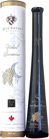 Amazon.co.jp: Reif 白ワイン 【 アイスワイン 】 ライフ ヴィダル 200ml 【 アイスワイン白 極甘口 】 Reif ...