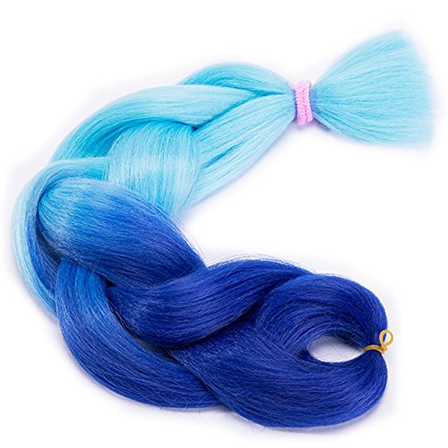 TESS African Braid Extension 3 Pack 24inch 60cm Crochet Hair Braids ...