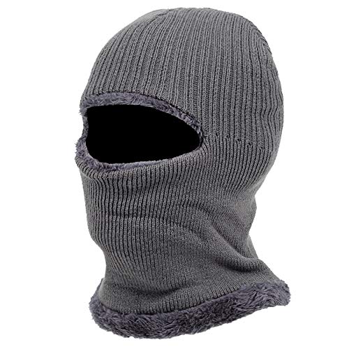 Buy Zacharias Men's Knitted Woolen Balaclava Monkey Cap with Fur Inside ...