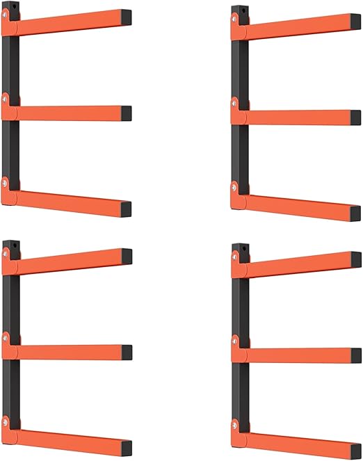 Amazon.com: WALMANN Lumber Storage Rack for Garage, Wall Mount Heavy ...