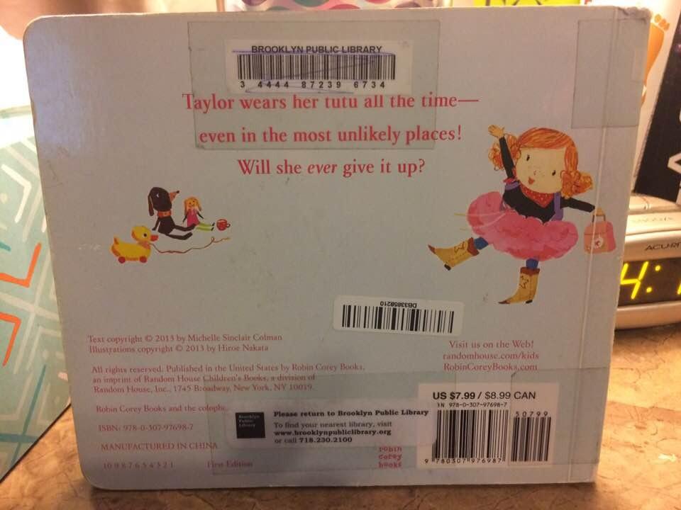 Not That Tutu!: Colman, Michelle Sinclair, Nakata, Hiroe: 9780307976987 ...