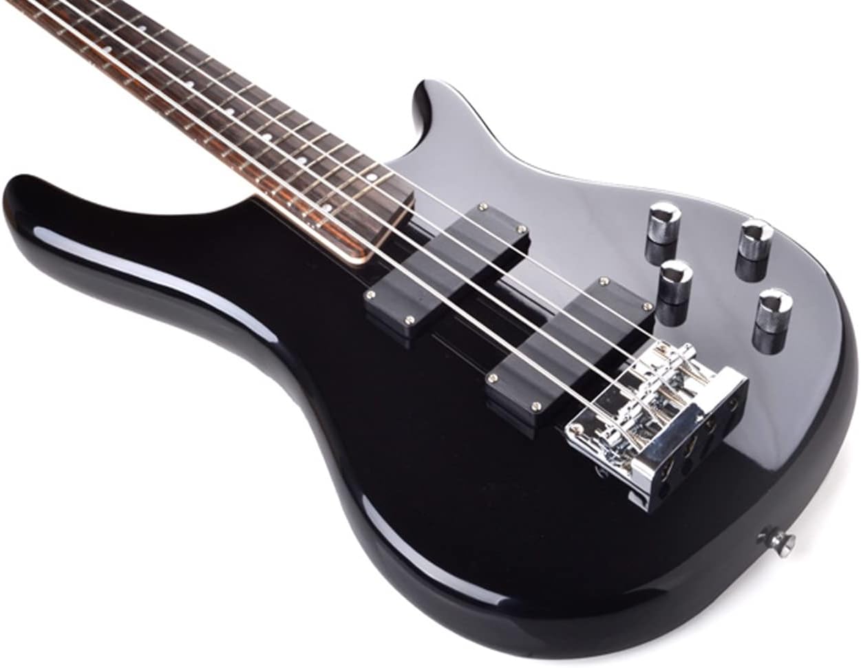 Bajo eléctrico Deviser LB34,Buena Calidad, Negro, incluye funda y cable ...