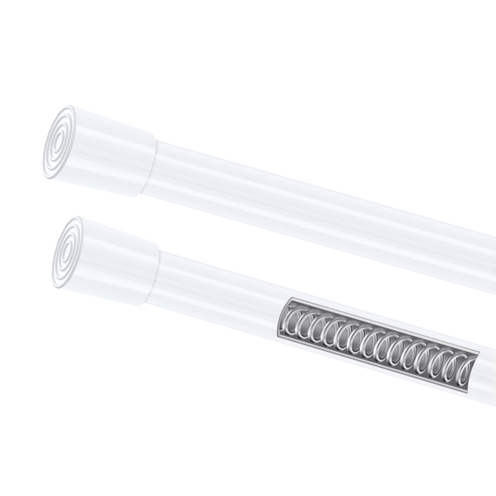 Amazon.com: LGQXGO Spring Tension Curtain Rods Small Tension Rod ...