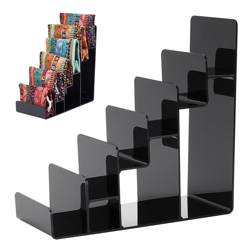 Buy WADORN 6 Tier Acrylic Display Stand, Acrylic Display Riser ...
