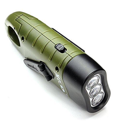 MECO Hand Cranking Solar Powered Rechargeable Flashlight Review - Solar ...