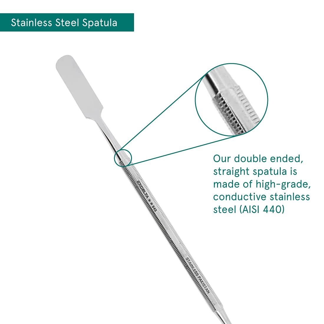 Snapklik.com : Excelta Straight Double Ended Spatula, Two Star ...