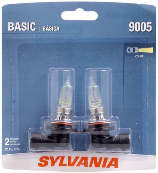 Amazon.com: SYLVANIA 9005 Basic Halogen Headlight Bulb, 2 Pack : Automotive