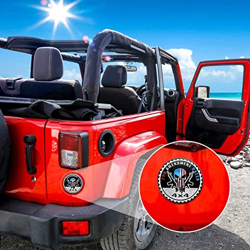 Snapklik.com : 2ND Amendment Badge Rated Car Emblem, 4 X 4 Metal ...