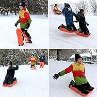 Amazon.com : Sled Legs Wearable Snow Sleds – Fun Winter Accessories ...